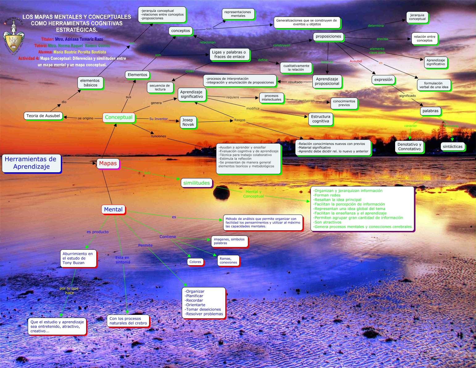 Diferencias Y Similitudes Mapas Conceptual Y Mental